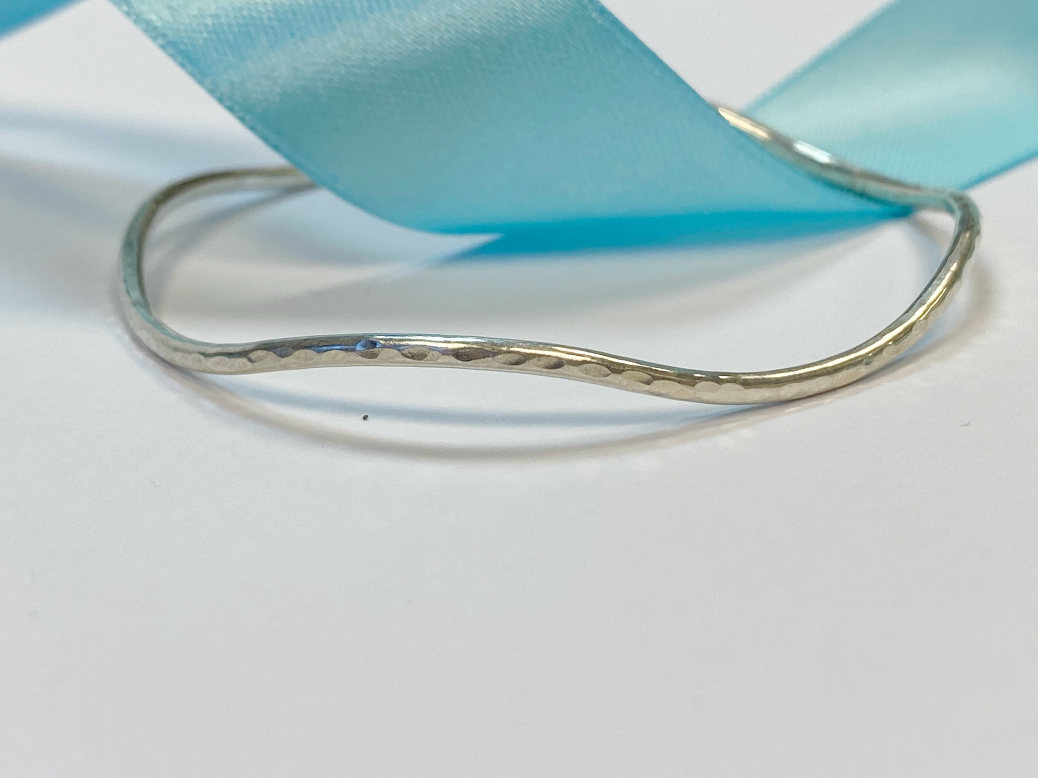 Wave Bangle, Ocean wave bracelet, ripple jewellery ocean jewellery ...