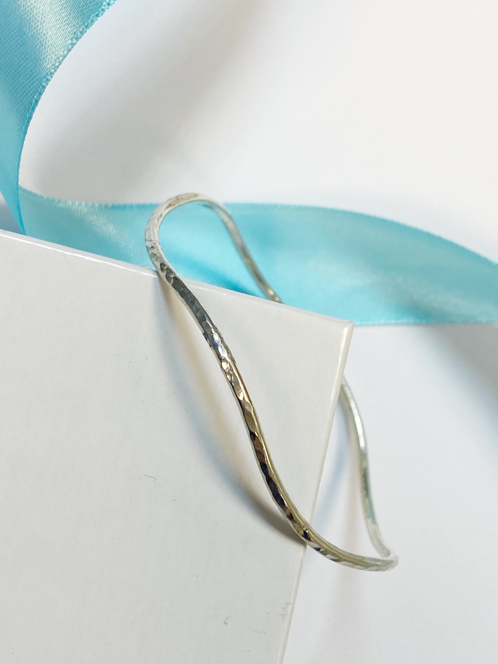 Wave Bangle, Ocean wave bracelet, ripple jewellery ocean jewellery ...